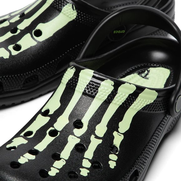 CROCS | Shoes | Crocs X Pleasures Skeleton Glow In The Dark Classic ...